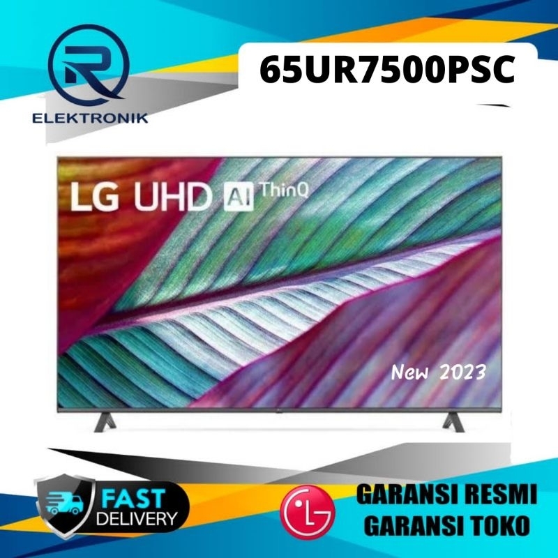 Jual SMART TV LG 65UR7500PSC 65 INCH 4K UHD DIGITAL TV NEW 2023 65UR7500 | Shopee Indonesia