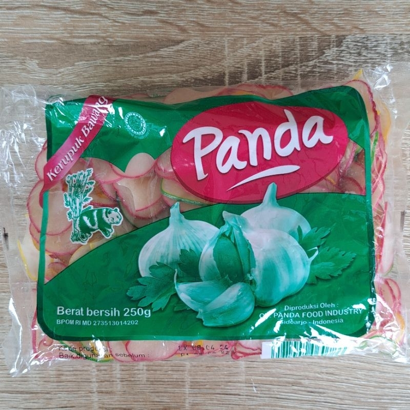 Jual kerupuk BAWANG 250gr cap PANDA | Shopee Indonesia