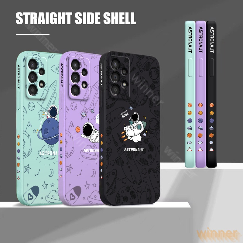 Jual Case Samsung A23 A33 A13 A73 A53 A32 A52 A52S Flying Astronot ...