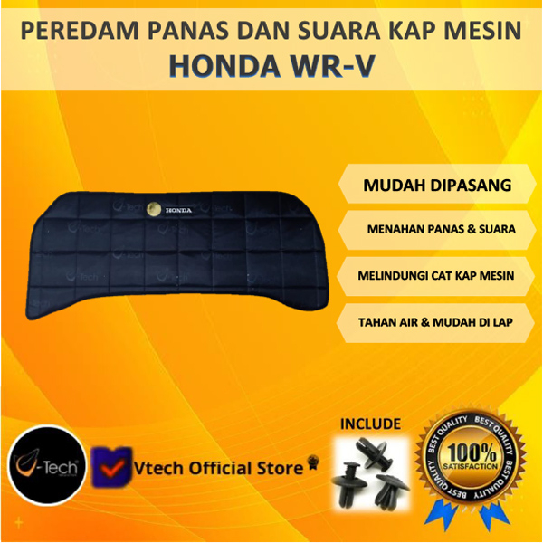 Jual VTECH Peredam Panas dan Suara Kap Mesin Honda WRV WR-V | Shopee ...