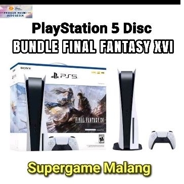 Jual PS5 Disc Final Fantasy XVI Bundle Console PS 5 FF 16 Playstation ...