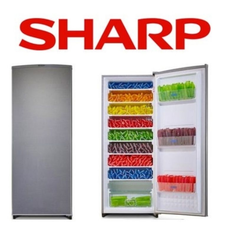 Jual (Khusus Wilayah Kota Palembang) Freezer Berdiri 8 Rak SHARP FJM ...