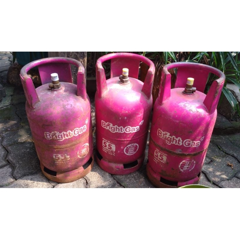 Jual Tabung Bright Gas Elpiji / Tabung Gas LPG Pink 5,5 KG ( 5.5 KG ) + Full Isi | Shopee Indonesia