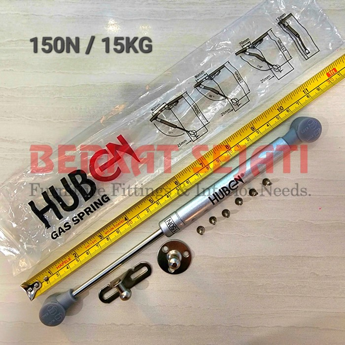 Jual Gas Spring HUBEN 100 N Pegas Hidrolik Jok Motor HUBEN 10 KG ...