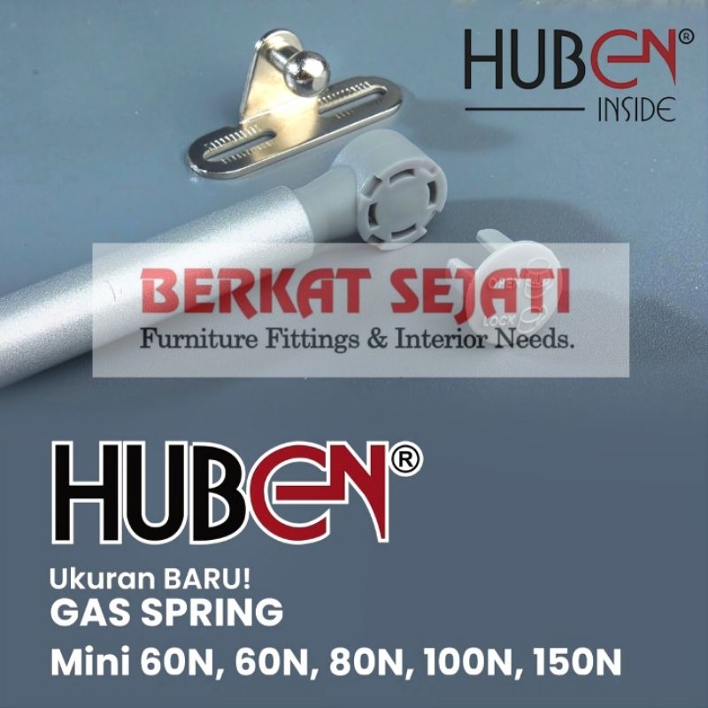 Jual Gas Spring HUBEN 100 N Pegas Hidrolik Jok Motor HUBEN 10 KG ...
