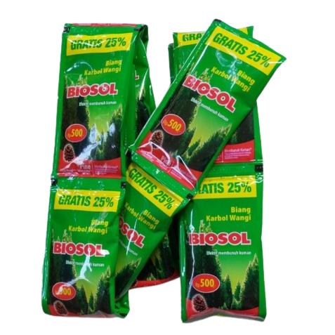 Jual BIOSOL BIANG KARBOL SACHET / 1 RENCENG ISI 12 | Shopee Indonesia