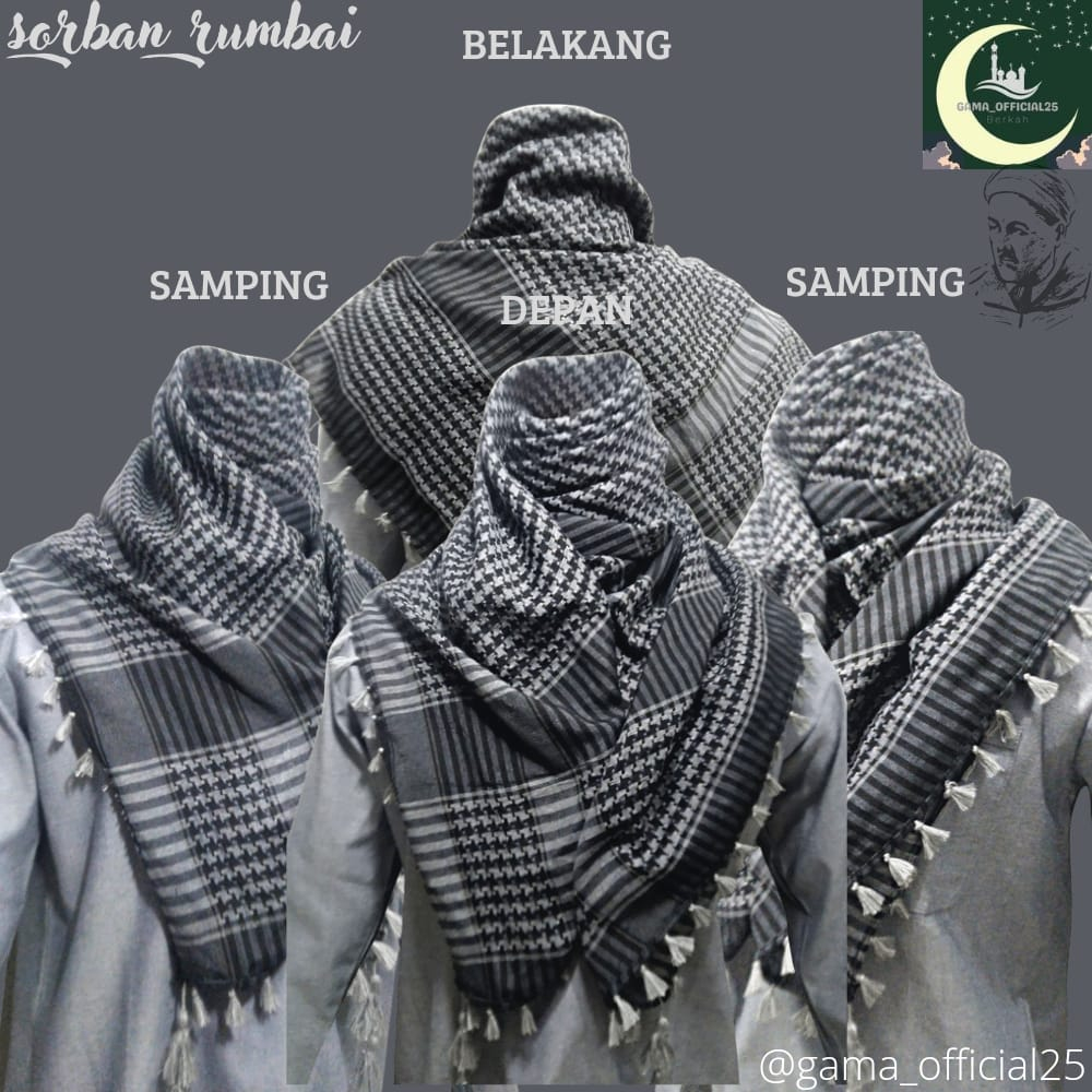Jual SORBAN MUSLIM SORBAN TENUN SORBAN ARAB MURAH BERKUALITAS | Shopee ...