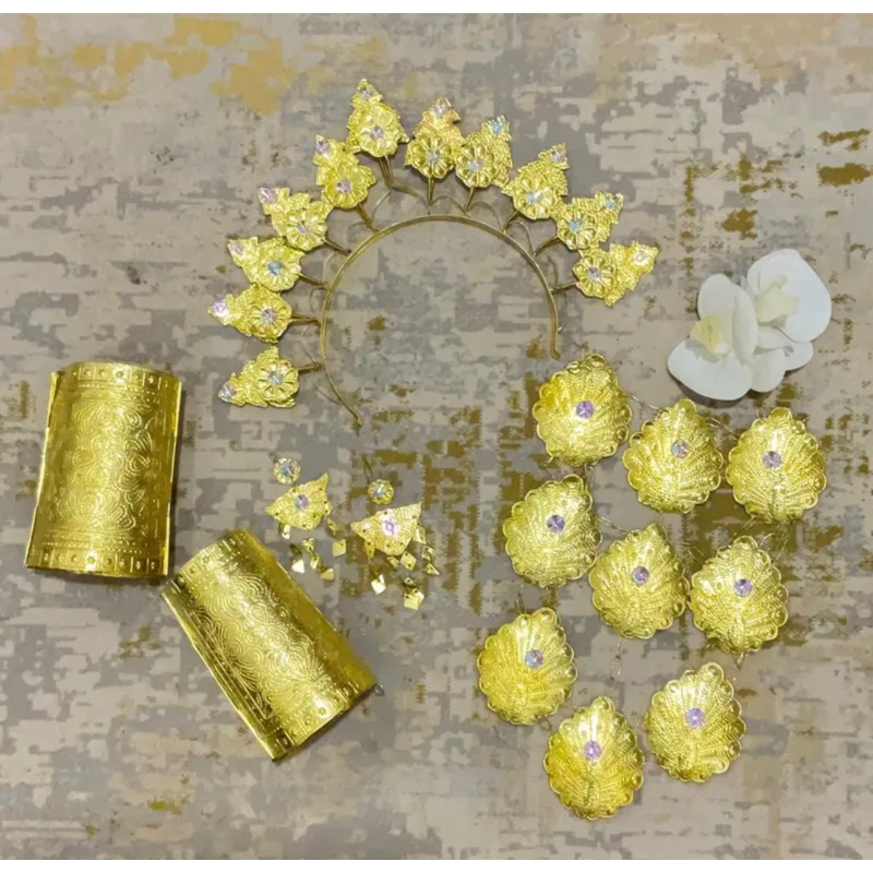 Jual AKSESORIS ADAT BUGIS MAKASSAR BANDO PENARI MAHKOTA KALUNG GELANG ...
