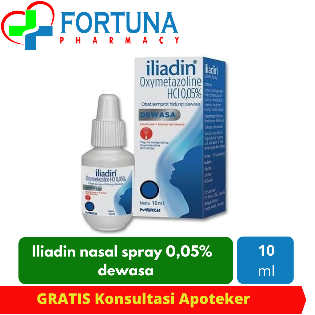 Jual Iliadin Nasal Spray Dewasa 0,05% 10 ml | Shopee Indonesia
