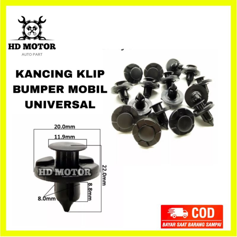 Jual kancing bamper klip body sigra calya avanza agya ayla xenia ...