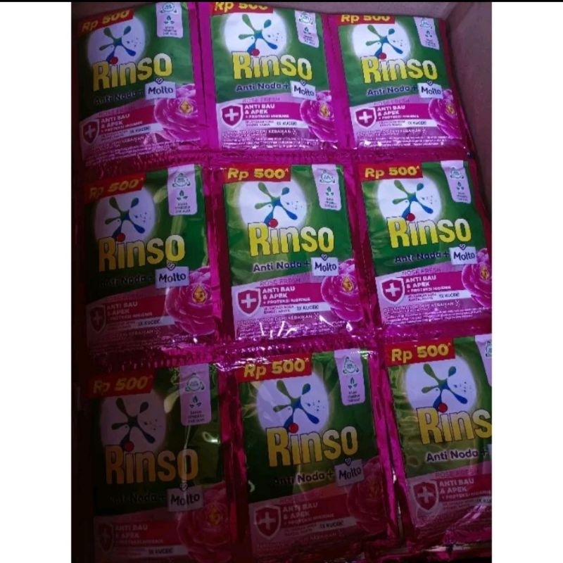 Jual Rinso Cair Sachet 1000 / 500an Renceng | Shopee Indonesia