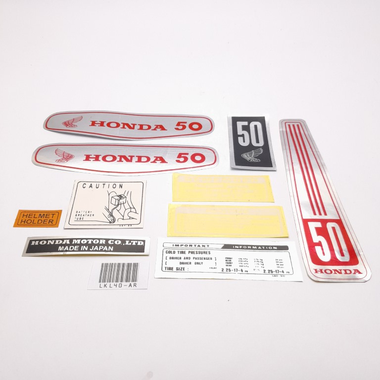Jual Honda 50 C50 Pispot Sticker Stiker Striping Set Body | Shopee ...