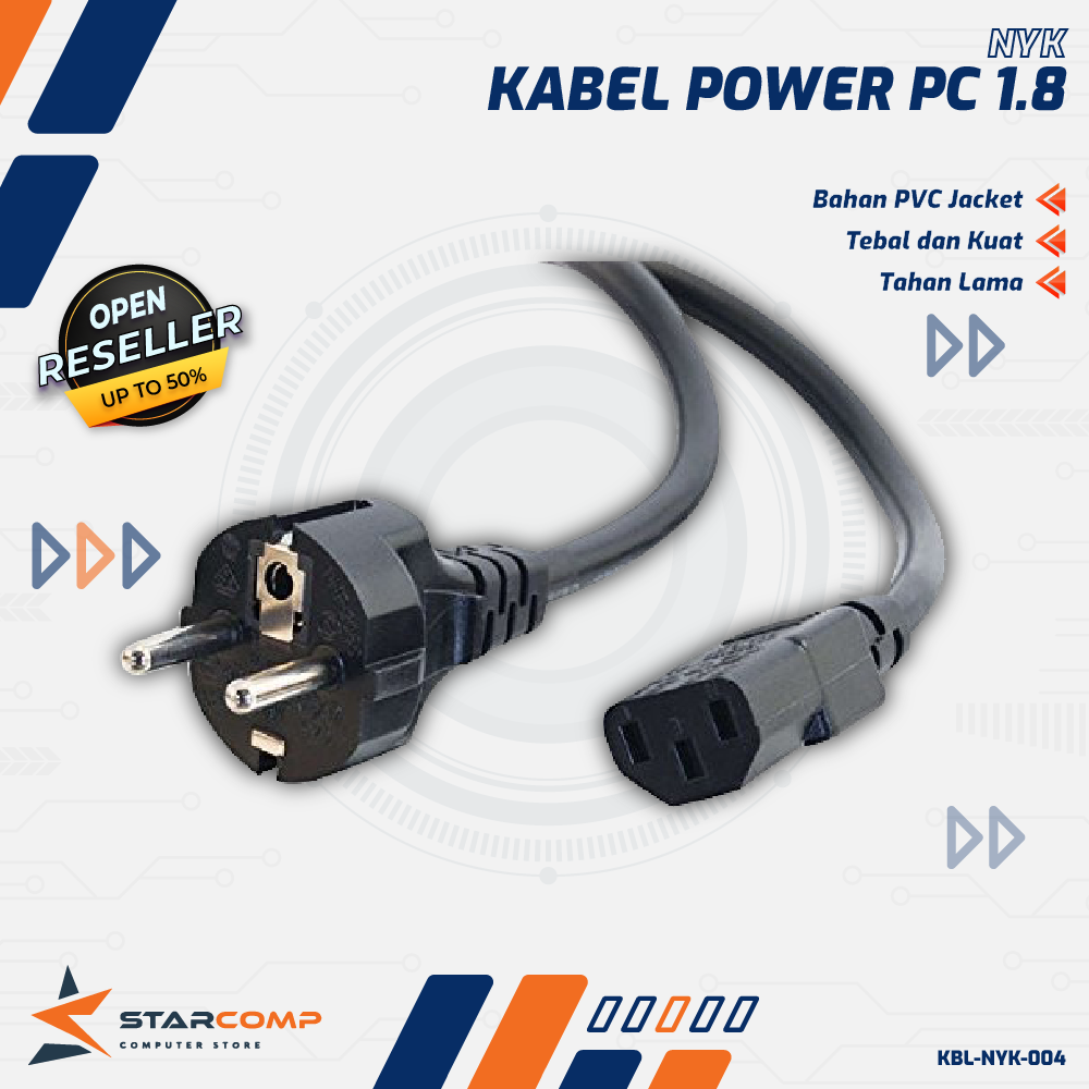 Jual Kabel Power Komputer Power Supply PC 3 Lubang | Shopee Indonesia