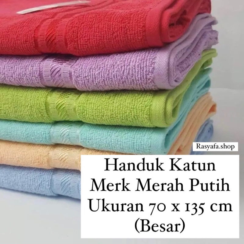 Jual Handuk Mandi MP Ukuran 70x135cm Ukuran Besar Bahan Katun Serap Air ...