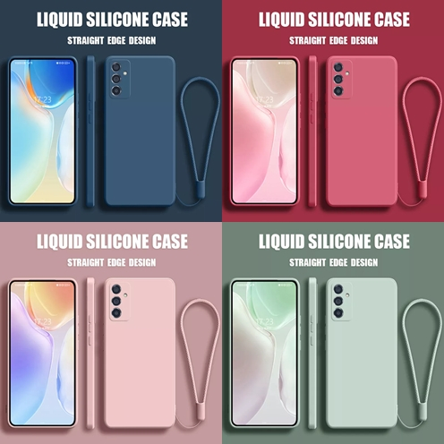 Jual Case Samsung M14 Baby Skin Soft FREE tali Silicone Square Candy ...