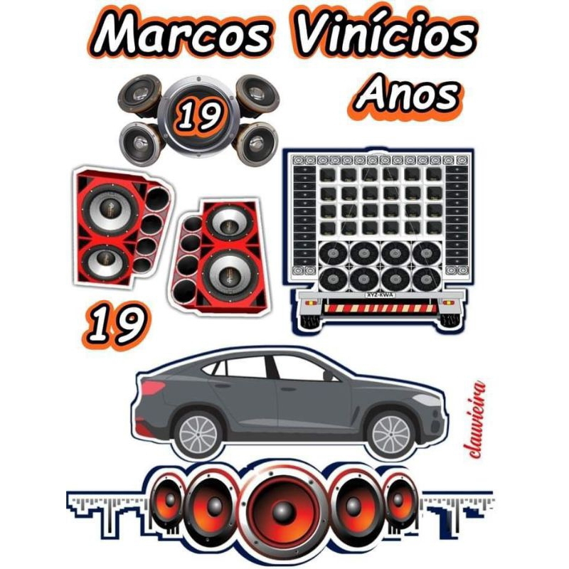 Jual Topper Cake FREE NAMA tema Sound system | Shopee Indonesia