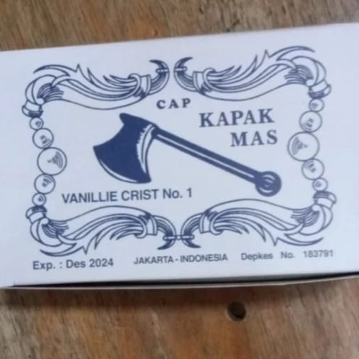 Jual vanillie vanili cap kapak emas 1 pak | Shopee Indonesia