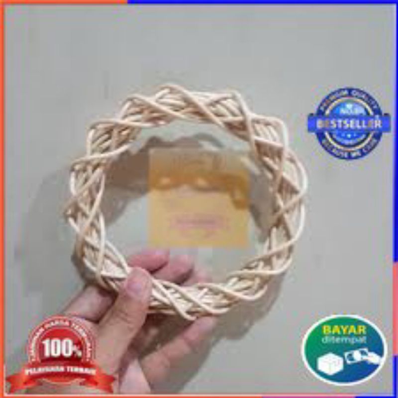 Jual Ring rotan bulat model silang - ring rotan dekorasi - ring rotan ...