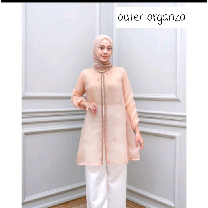 Jual Outer Organza Premium READY Atasan Wanita Baju Kondangan Full ...