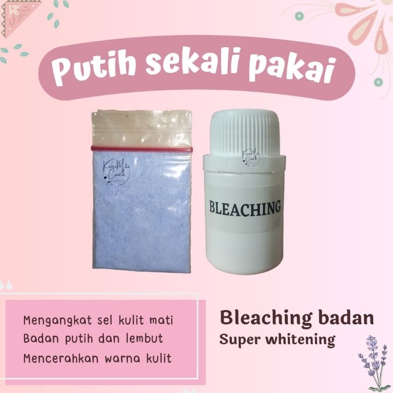 Jual BODY BLEACHING WHITENING / BLEACHING BADAN SUPER SERBUK BIRU ...