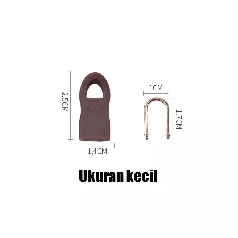 Jual Kepala Resleting Removable Bahan Karet Untuk Tas Ransel/Pakaian ...