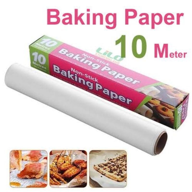 Jual Kertas roti alas loyang non stick baking paper donat burger kebab ...