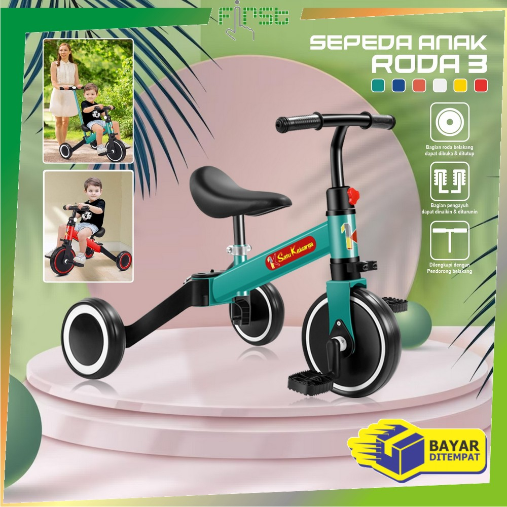 Jual *COD*FH-M97 Mainan Sepeda Anak 3 Roda 2in1 Sepeda Keseimbangan ...