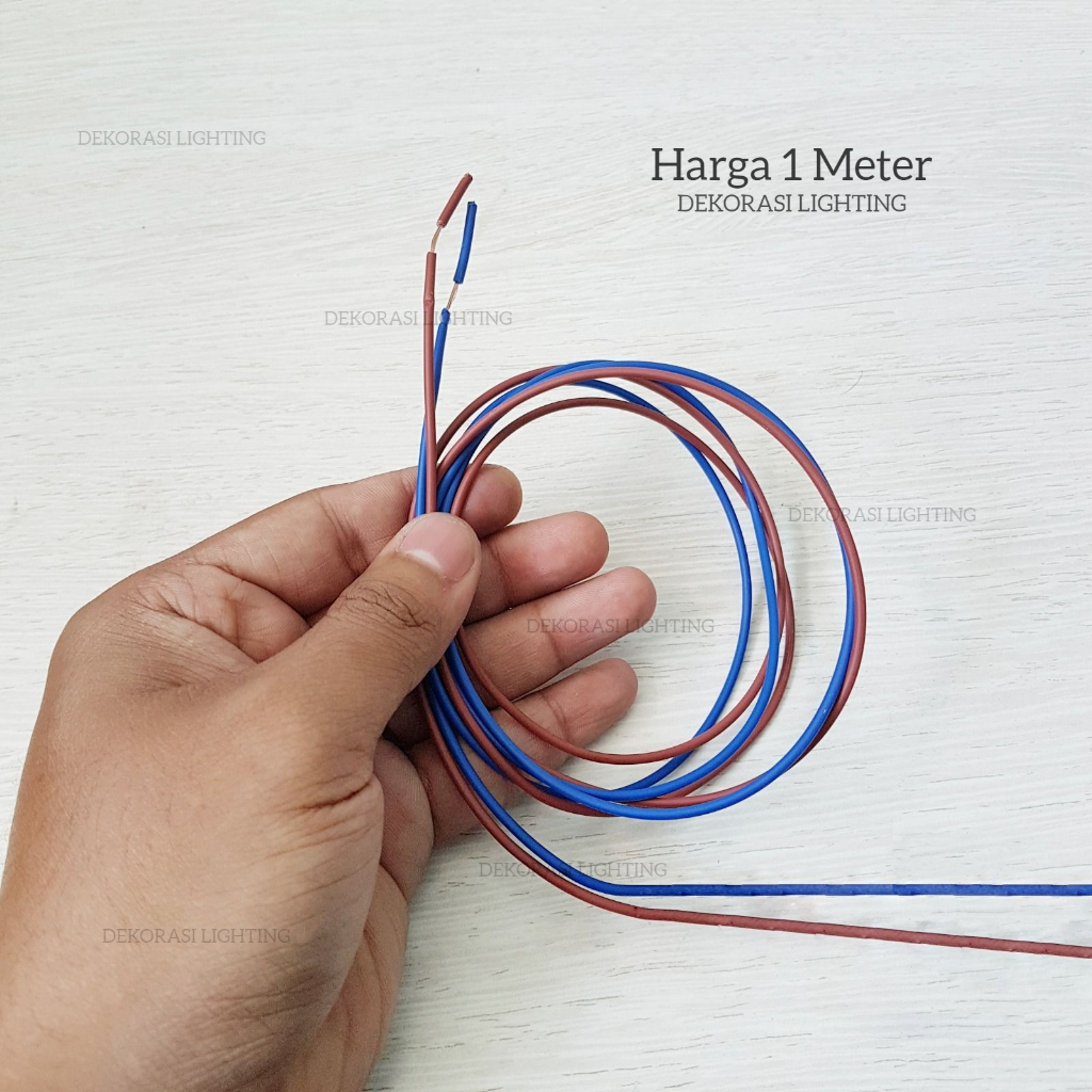 Jual Kabel listrik kecil sparepart 2x0.75mm dekorasi | Shopee Indonesia