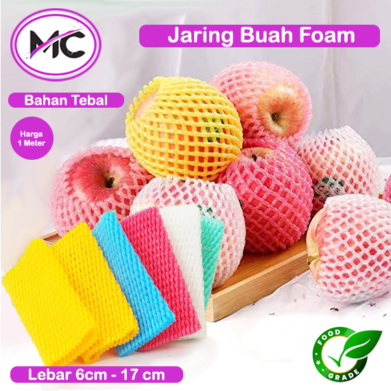 Jual Jaring Foam Net Buah Warna Busa Bungkus Apel Jeruk Pir Polynet ...