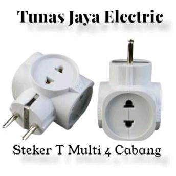 Jual Steker T Multi 4 Cabang (Standar SNI) | Shopee Indonesia