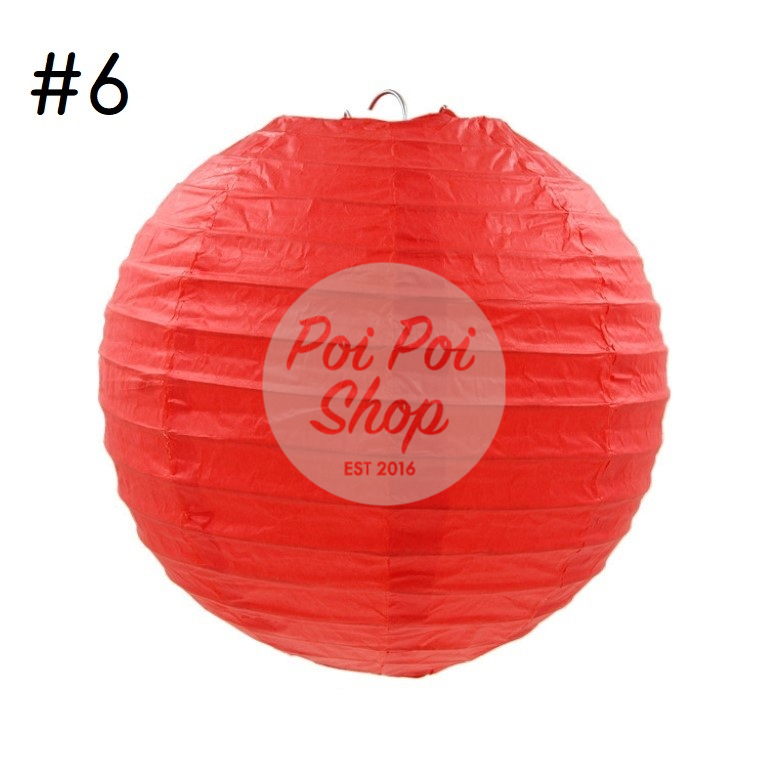 Jual Lampion Kertas Gantung 25 Cm Paper Lantern Lampion Kain 10 Inch ...