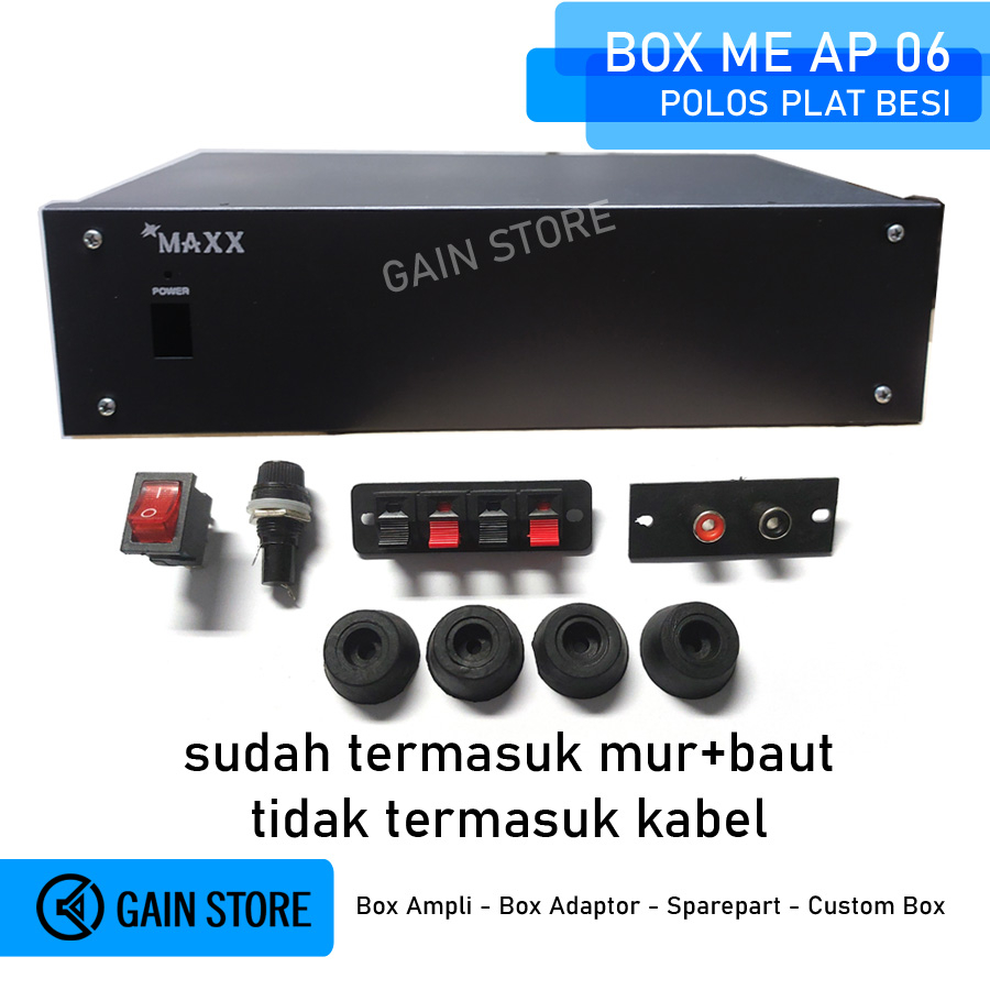 Jual BOX AMPLI AMPLIFIER ME AP 06 POLOS | Shopee Indonesia