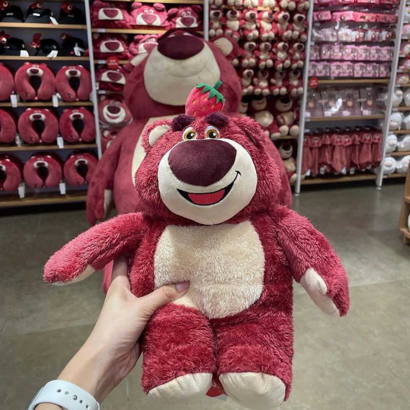 Jual MINISO Boneka 50cm Lotso Bear Strawberry Plush Toy Boneka Lucu ...