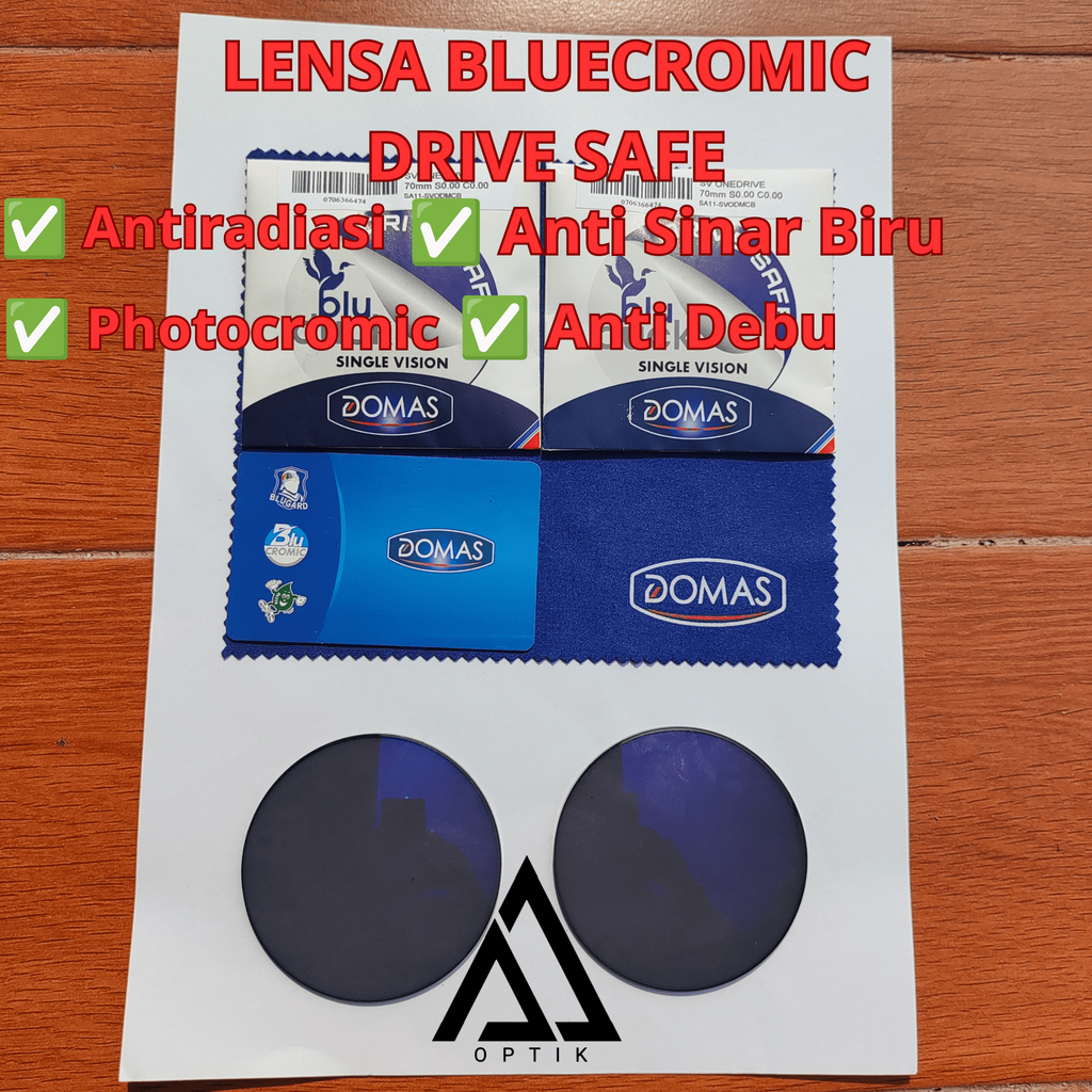 Jual Lensa Kacamata Blueray + Photocromic (Bluecromic) Drive Safe By ...