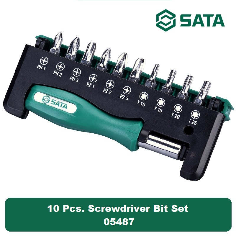 Jual SATA Tools 10 Pcs. Screwdriver Bit Set | Shopee Indonesia