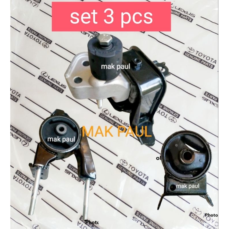 Jual engine mounting set 3pcs VIOS OLD gen1 2003 - 2006 ORIGINAL ...