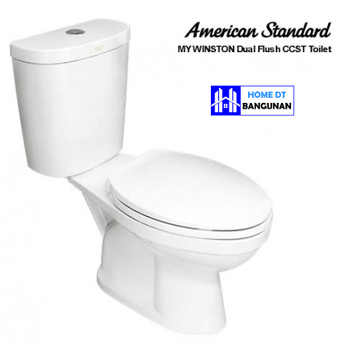 Jual American Standard My Winston Single Flush CCST Toilet white ...