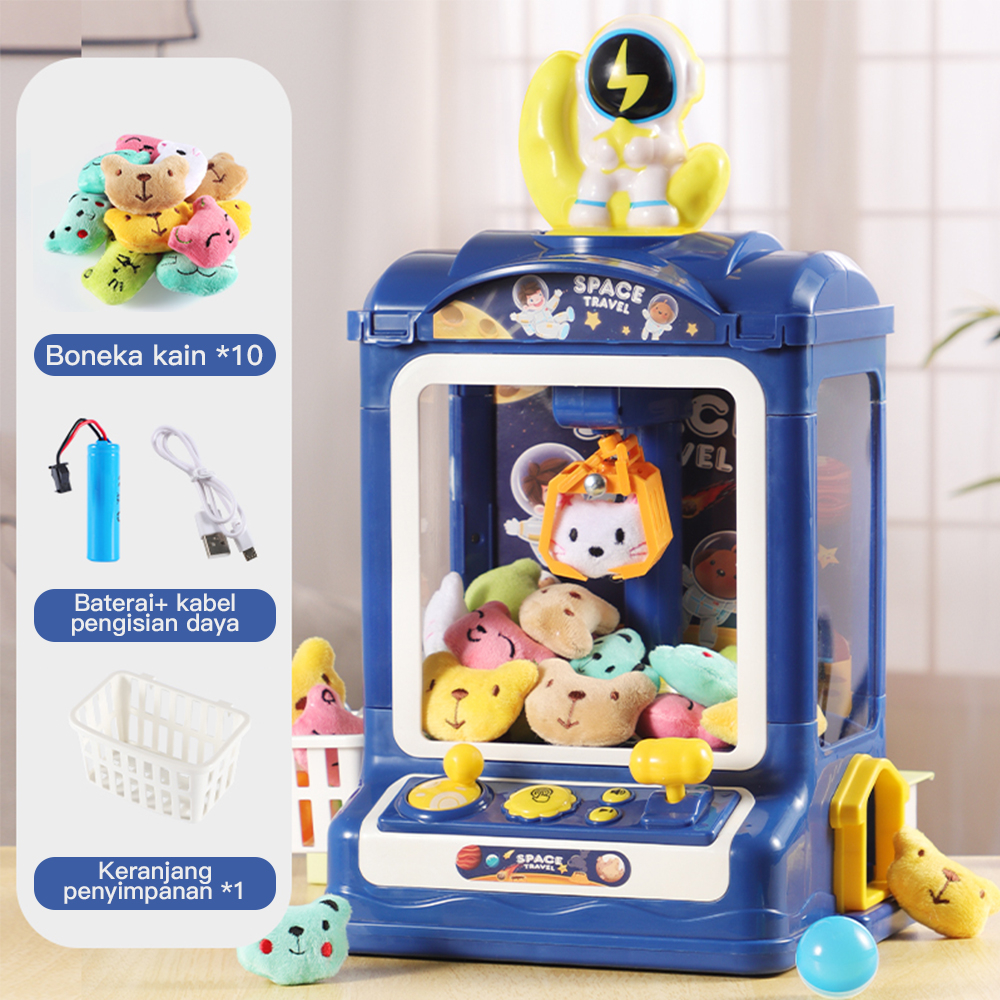 Jual Wetech Mainan Claw Machine Toy Mesin Capit Mini Mainan Mainan ...