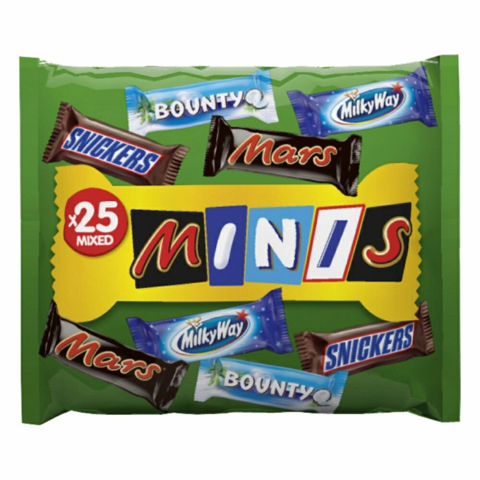 Jual COKLAT ARAB MARS, SNICKERS, TWIX, BOUNTY MINIS 275gr | Shopee ...