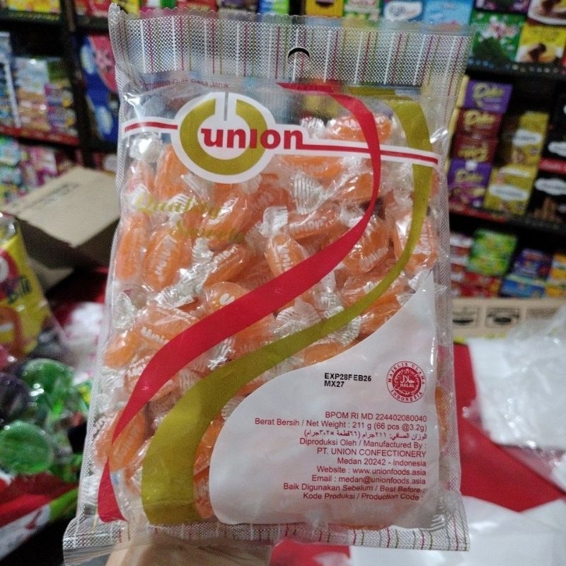 Jual PERMEN UNION KINI ADA LIMA VARIAN BEBAS PILIH harga 1 bungkus ...