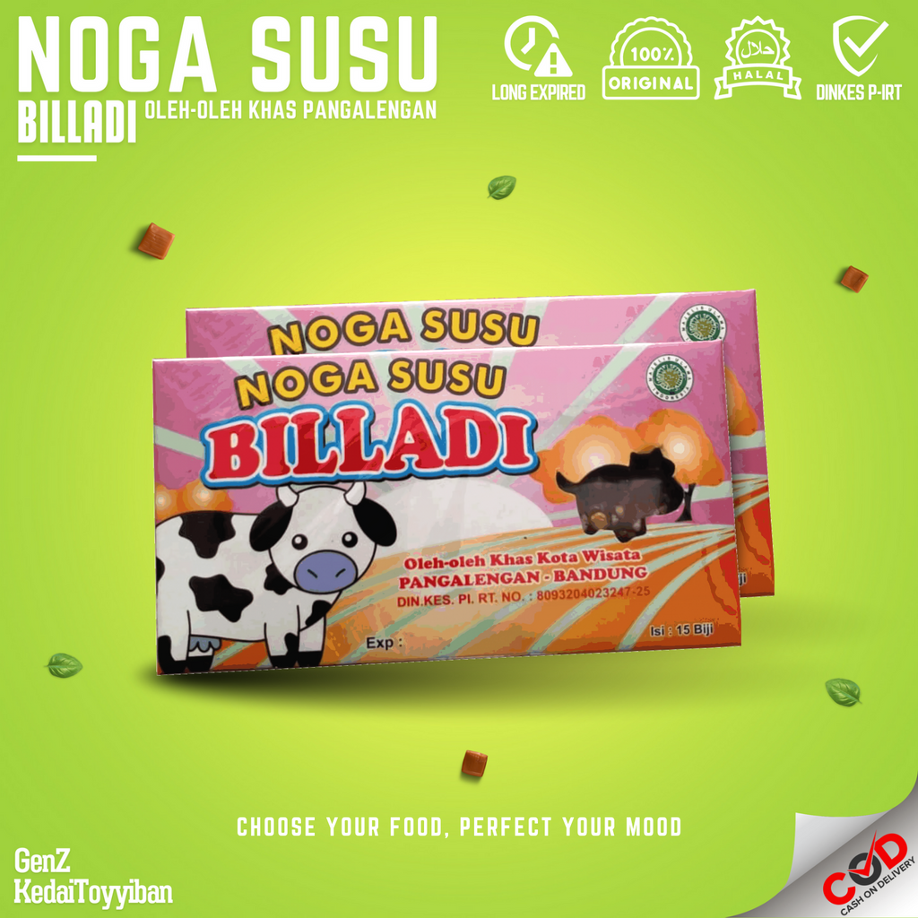 Jual Noga Susu Sapi Billadi Enting Enting Kacang Snack Makanan Ringan ...
