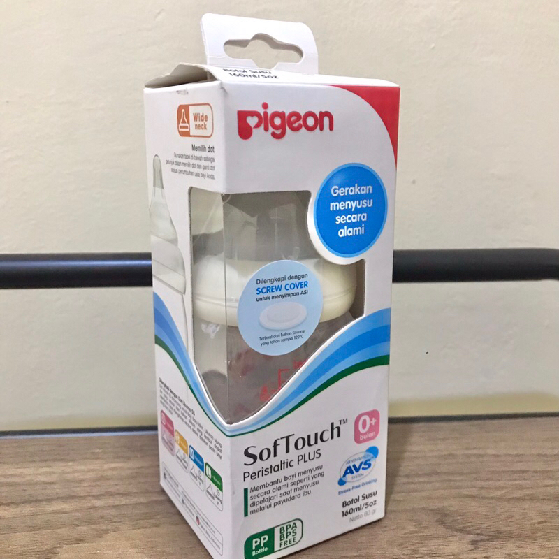 Jual PIGEON Botol susu Soft Touch PP Wide Neck 160Ml | Shopee Indonesia