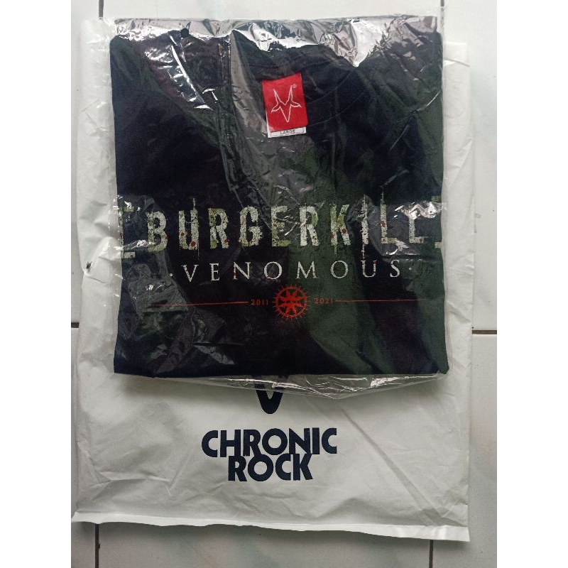 Jual Burgerkill Venomous Ten Anniversary size L | Shopee Indonesia