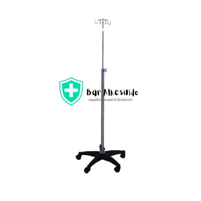 Jual tiang infus kaki 5 abs | tiang infus rumah sakit | tiang infus ...