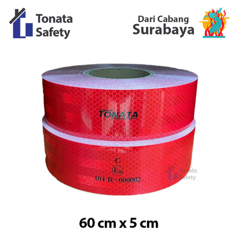 Jual Scotlight / Sticker Pemantul Cahaya Tonata / Merah 60 cm | Shopee ...