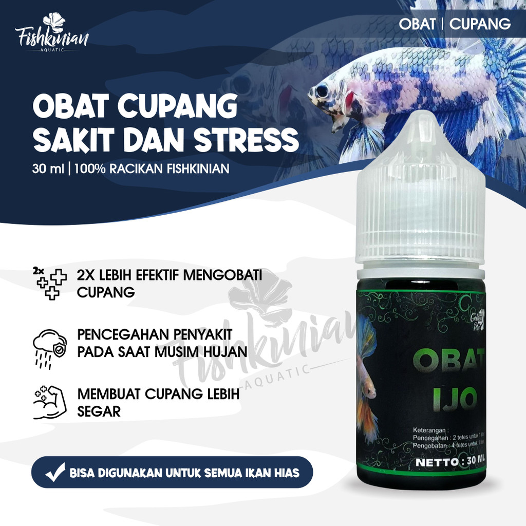 Jual Fishkinian | Obat Ijo 30 Ml - Untuk Pengobatan Dan Perawatan ...