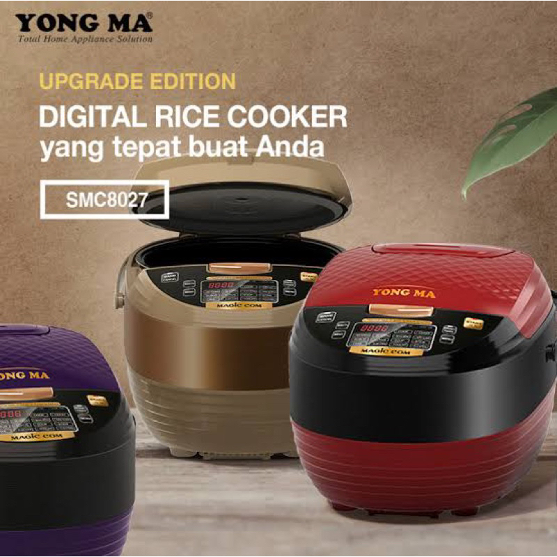 Jual KOTA BATAM - MAGIC COM YONGMA / YONG MA UPGRADE VERSION TERBARU RICE COOKER DIGITAL SMC ...