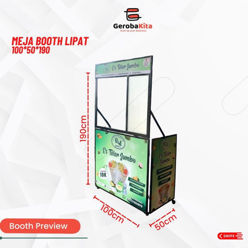 Jual Booth Portable/ Booth Lipat Praktis | Shopee Indonesia