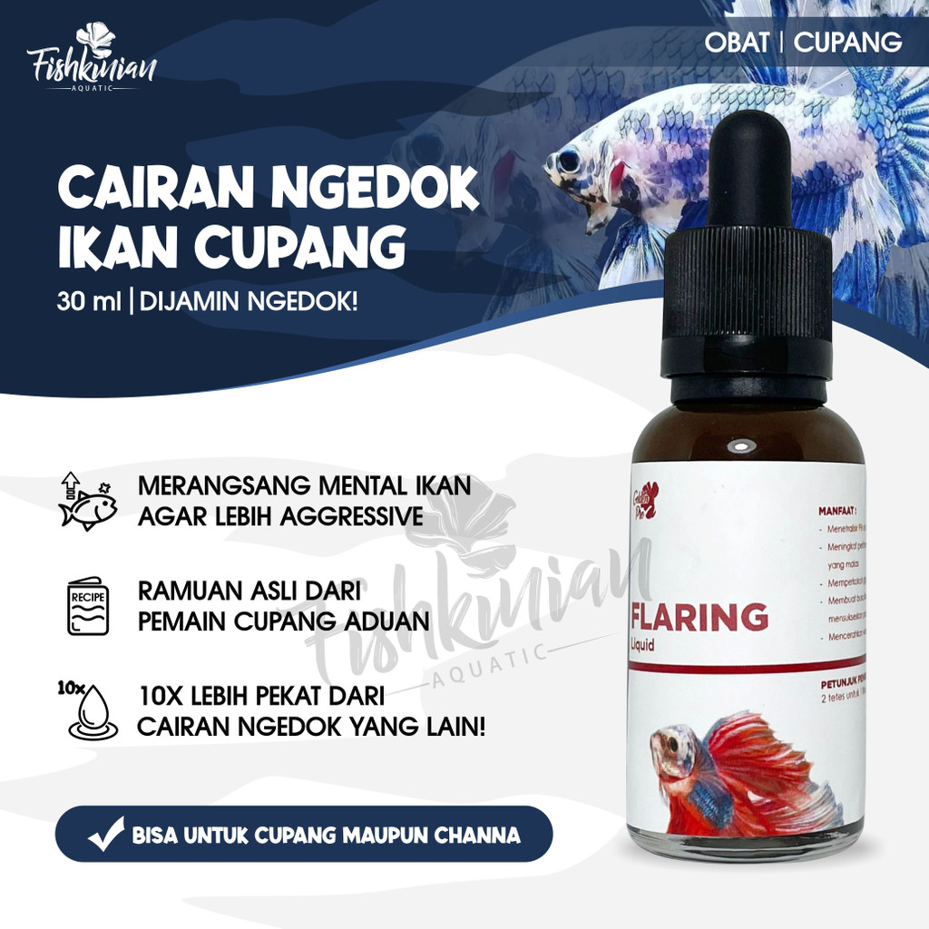 Jual Fishkinian | Flaring Liquid - Obat Ngedok Cupang | Shopee Indonesia