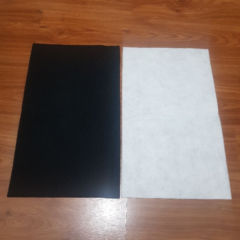 Jual Karbon Filter Lembaran Hitam + Busa Putih Utk COOKER HOOD MODENA ...